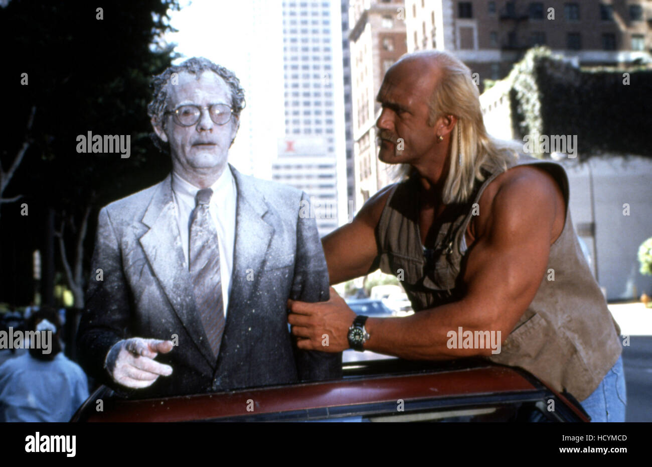 SUBURBAN COMMANDO, Christopher Lloyd, Hulk Hogan, 1991, (c) New Line ...