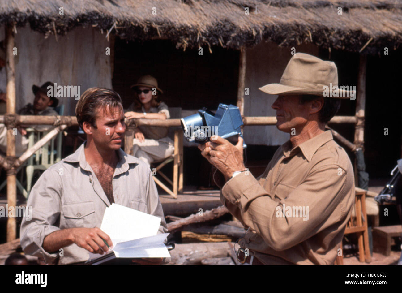 WEIßER Jäger, schwarzes Herz, Jeff Fahey, Direktor/Star Clint Eastwood ...