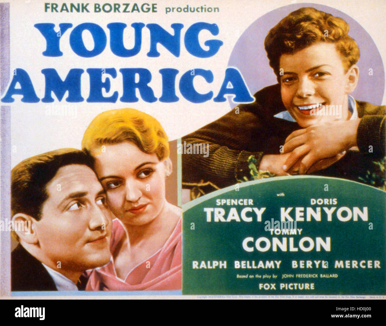 JUNGE Amerika, Spencer Tracy, Doris Kenyon, Tom Conlon, 1932, (c) 20th Century Fox, TM ...