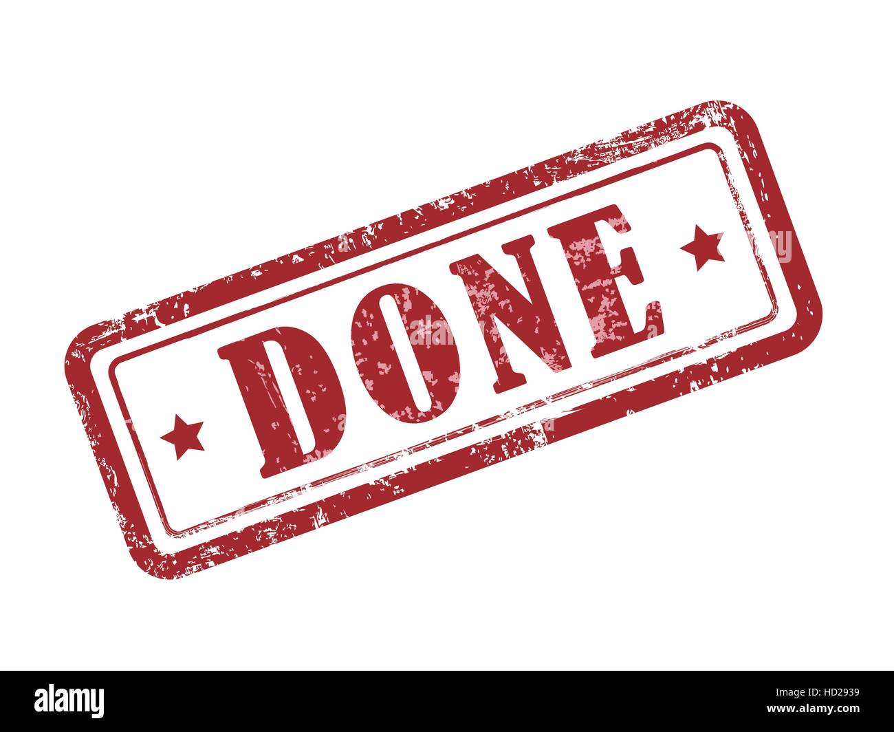 Done stamp Stock-Vektorgrafiken kaufen - Alamy