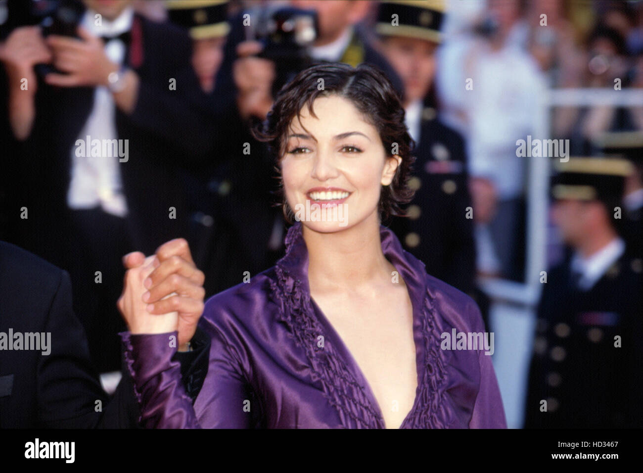 Nadia Fares auf dem Cannes Film Festival, Mai 2001, von Thierry Carpico ...