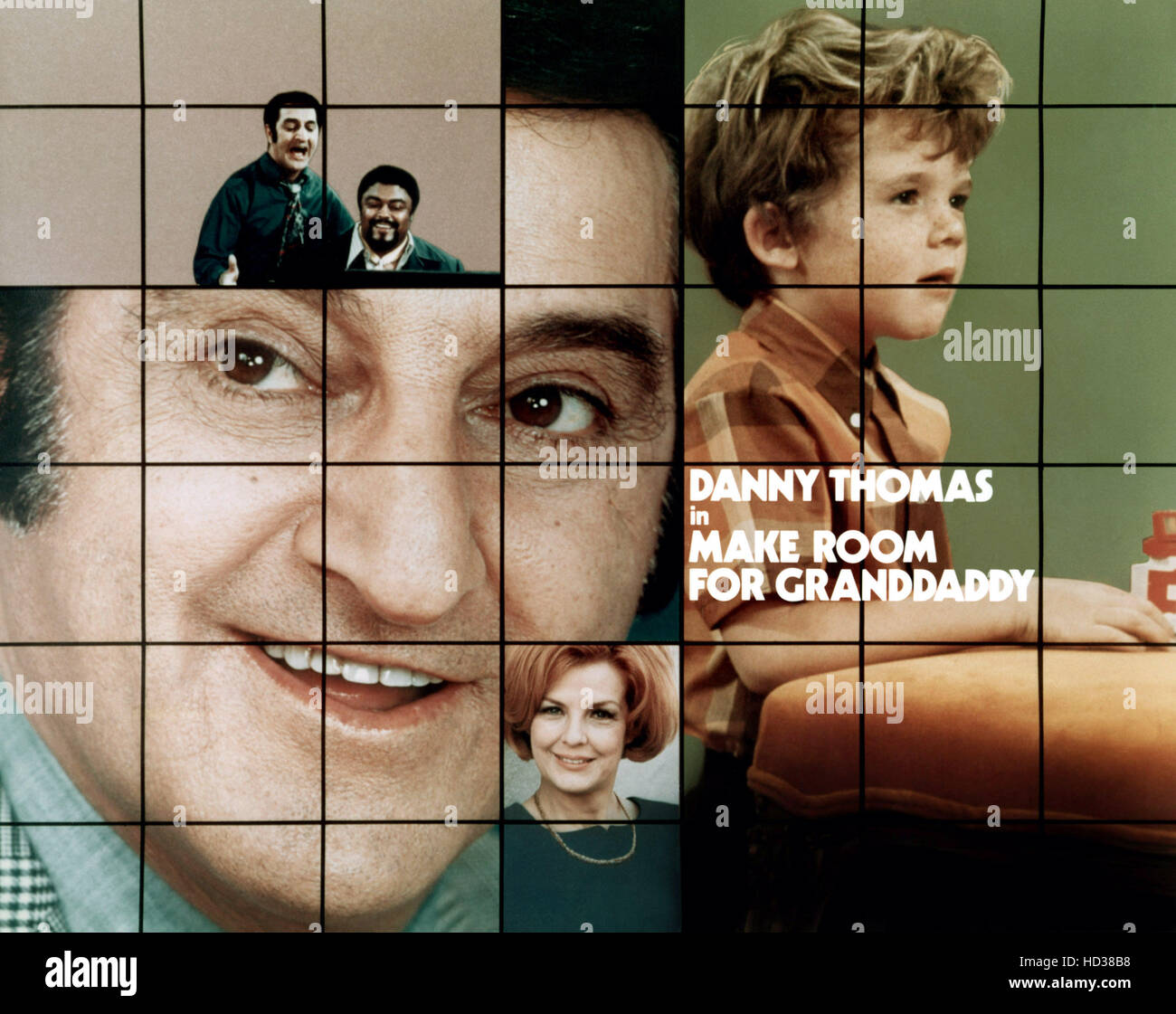 MACHEN Platz für Großvater, von oben links: Danny Thomas, Rosey Grier ...