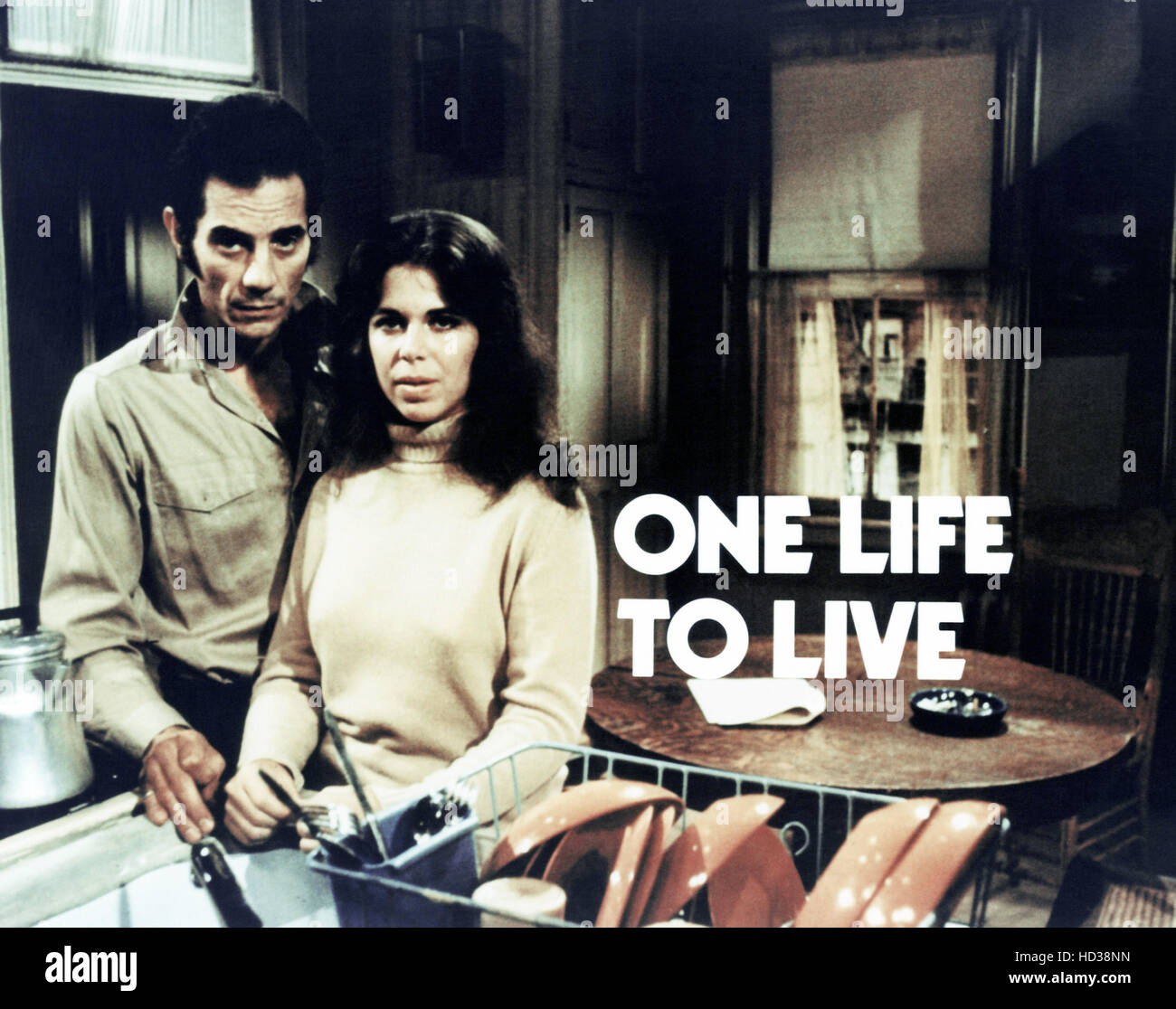 ONE LIFE TO LIVE, (von links): Antony Ponzini, Trish Van Devere, (ca ...