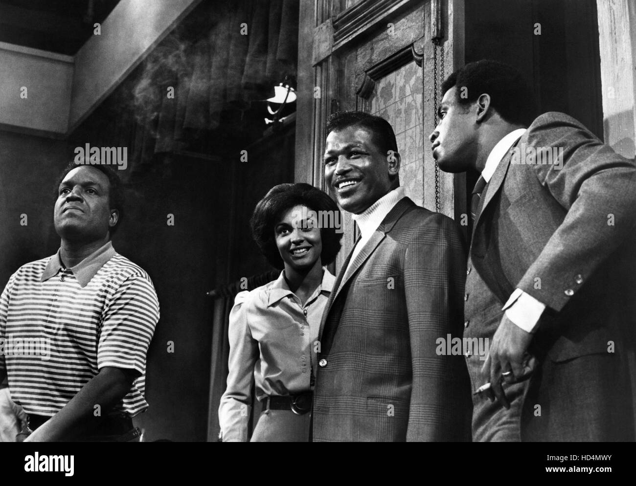 BAREFOOT IN THE PARK, von links: Nipsey Russell, Tracy Reed, Sugar Ray ...