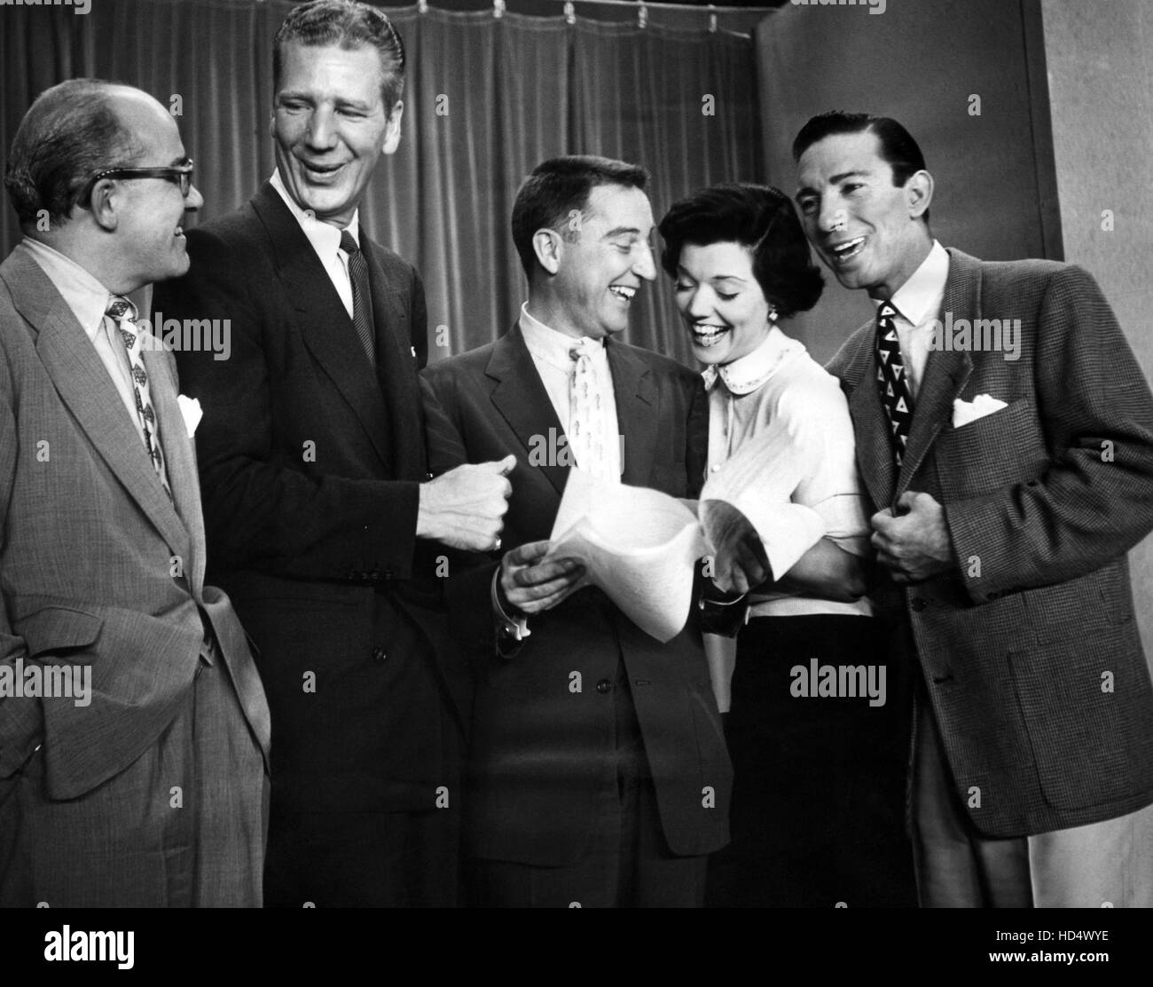 GARRY MOORE SHOW, (l-R): Howard Smith, Durward Kirby, Garry Moore ...