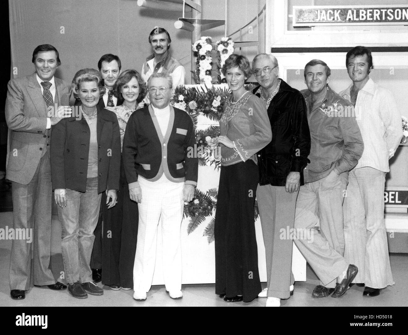 HOLLYWOOD SQUARES, host 1966-80, Peter Marshall, Rose Marie, Tony ...