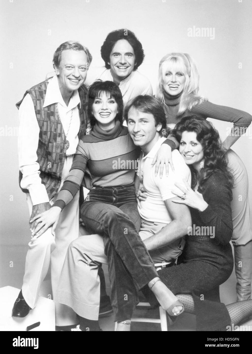 Dreierbande, (im Uhrzeigersinn von links): Don Knotts, Richard Kline ...