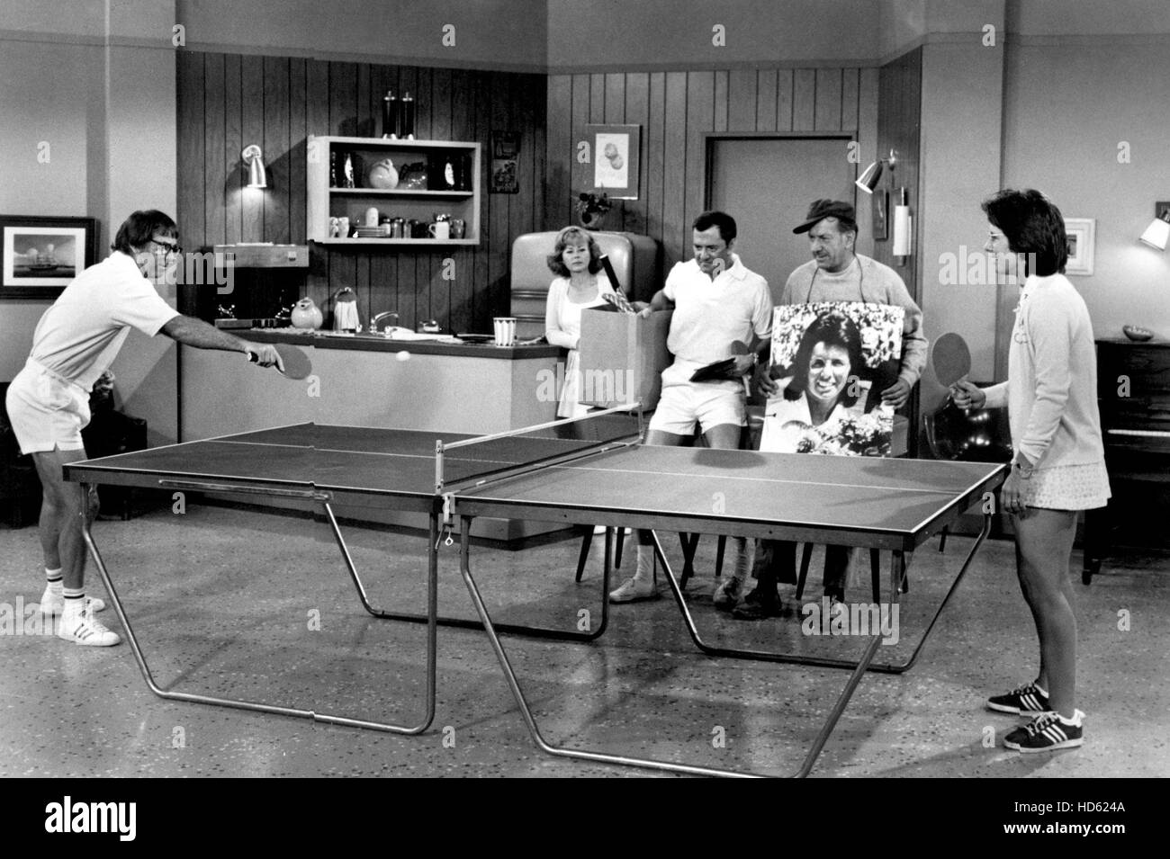 DIE ODD COUPLE, Bobby Riggs, Tony Randall, Jack Klugman, Billie Jean ...