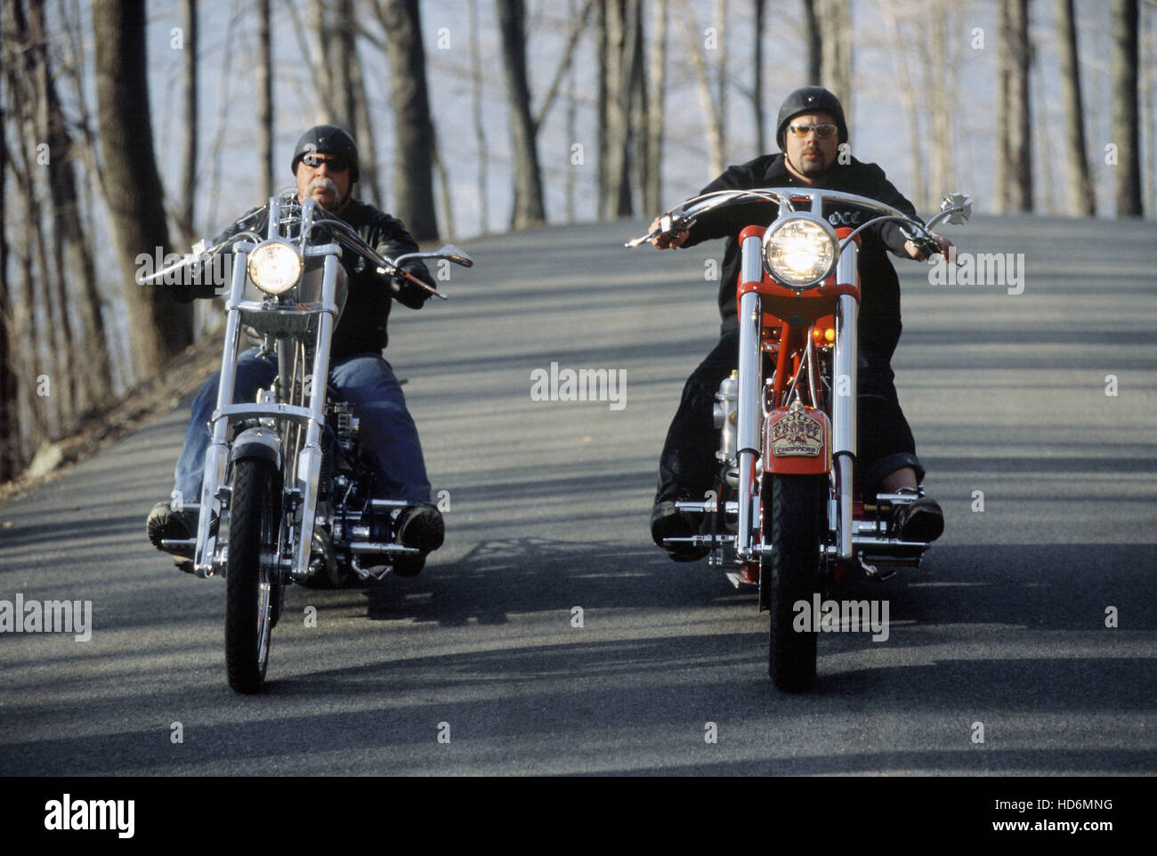 AMERICAN CHOPPER: Die Serie, Paul Teutul Sr., Paul Teutul Jr., 2002-10. (c) Discovery Channel ...