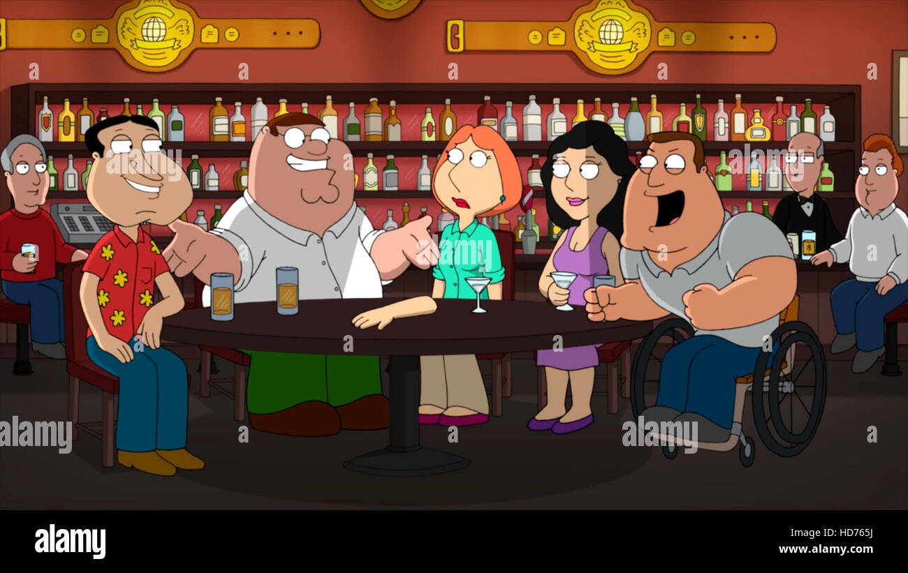 FAMILY GUY (v.l.n.r.): Peter Griffin, Lois Griffin, Bonnie Swanson, Joe ...