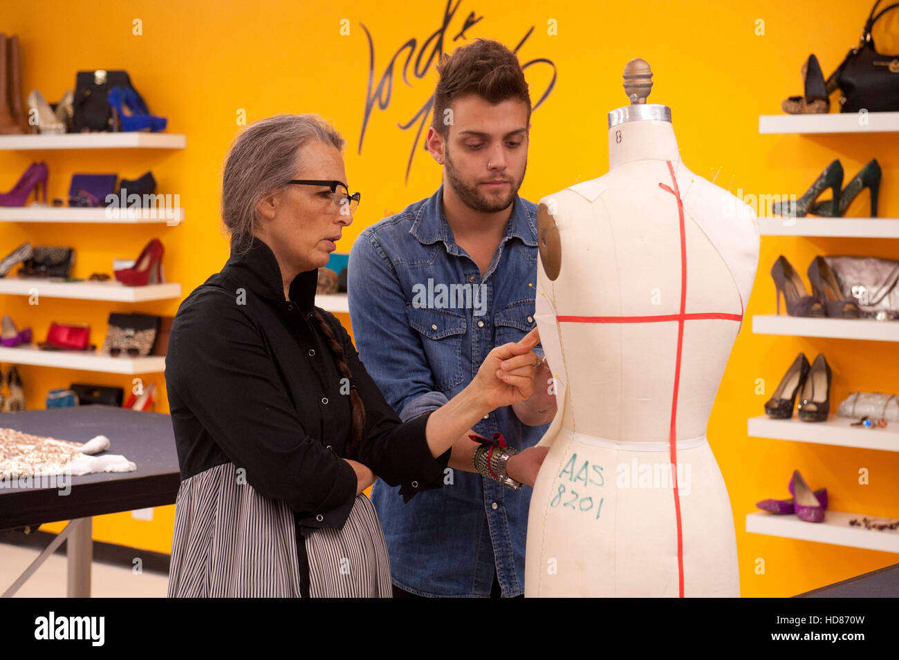 PROJECT RUNWAY (v.l.n.r.): Andrea Katz, Christopher Palu, "Willkommen ...