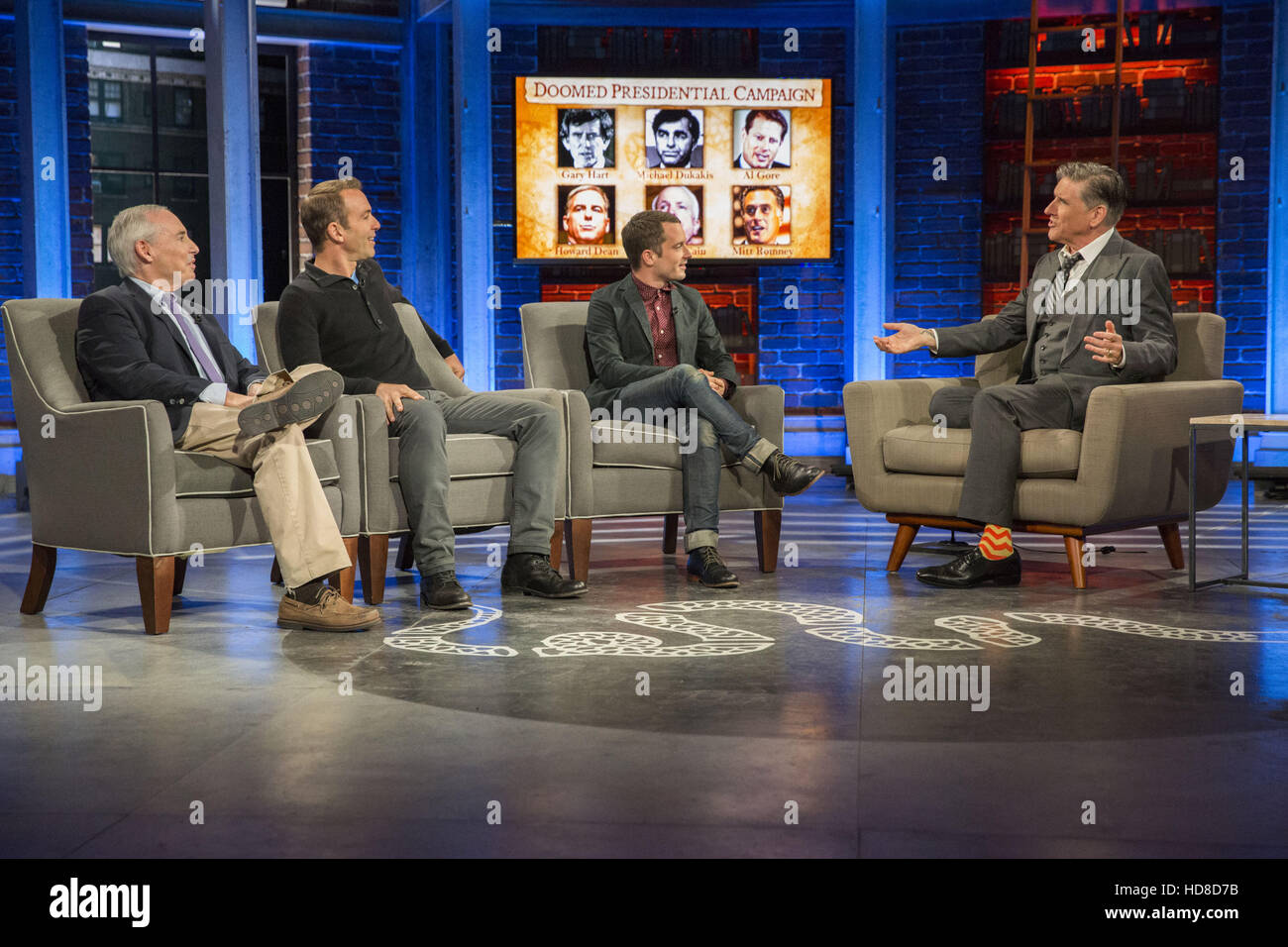 JOIN OR sterben mit CRAIG FERGUSON, (von links): Dan Schnur, Bryan ...