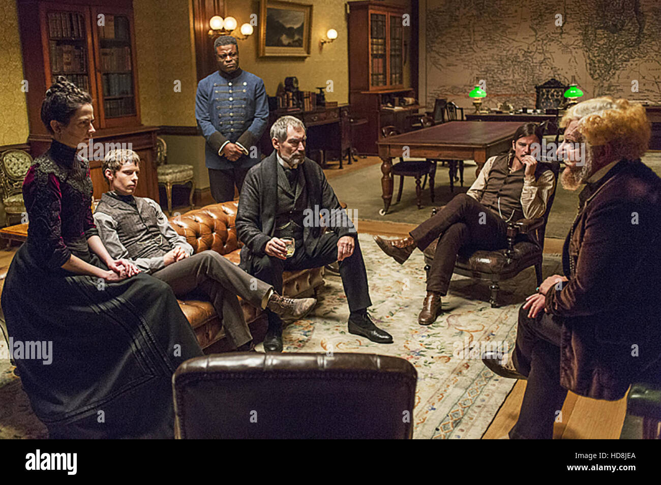 PENNY DREADFUL (von links): Eva Green, Harry Treadaway, Danny Sapani ...