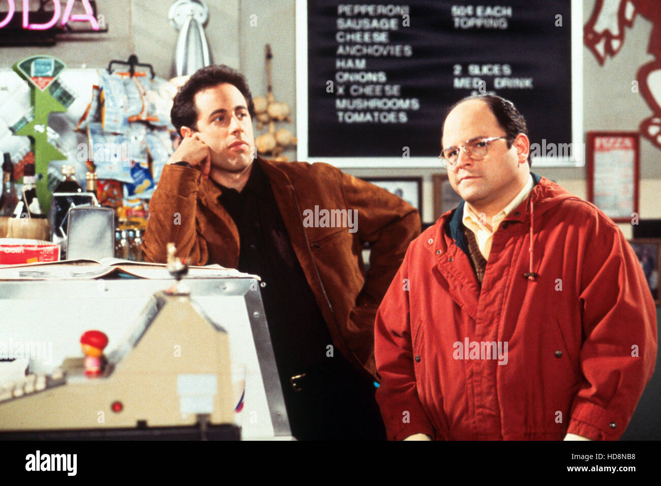 SEINFELD, Jerry Seinfeld, Jason Alexander. 1990 - 1998. (c) Columbia ...