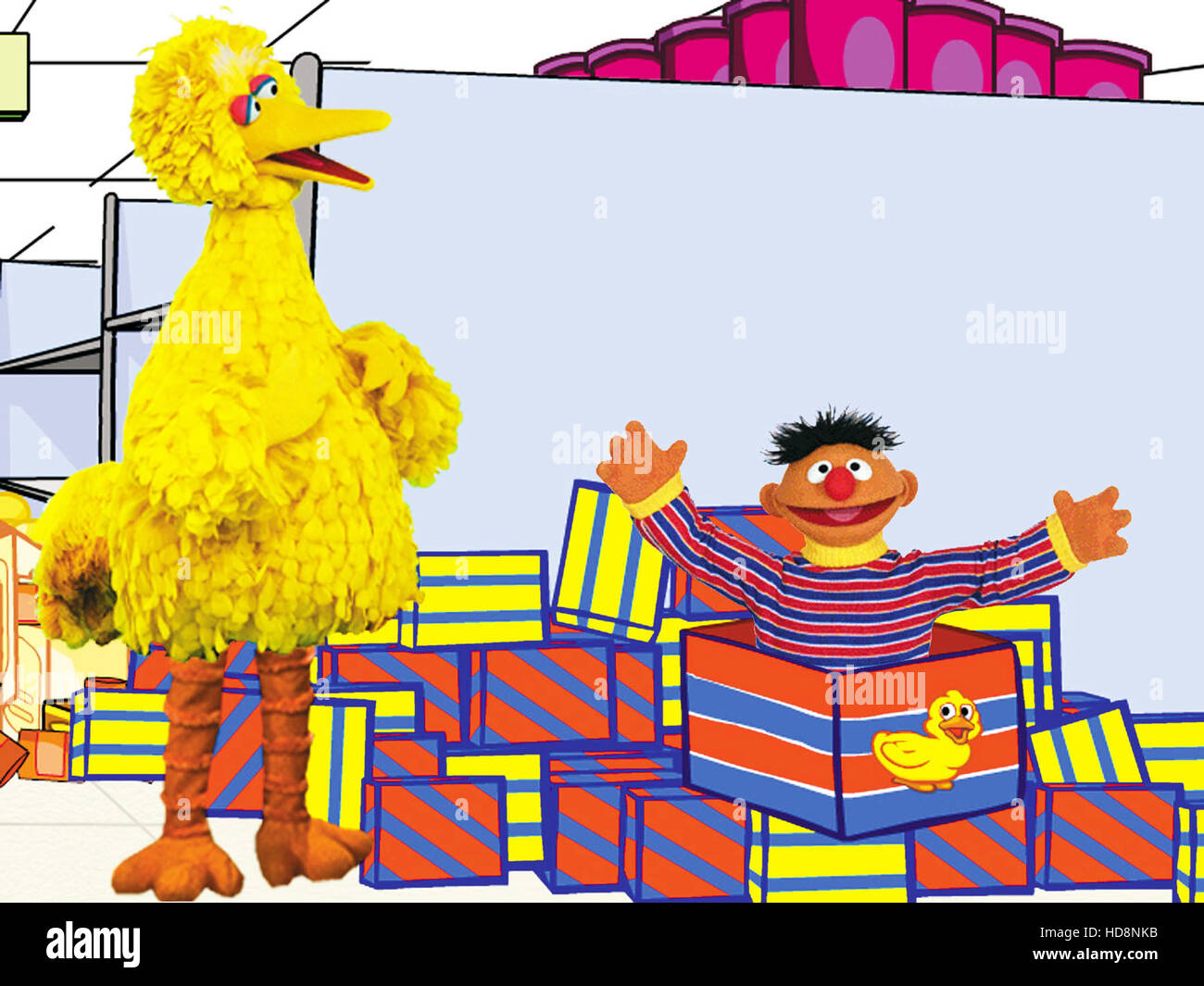 Sesam-Straße, großer Vogel, Ernie, "Journey To Ernie", (Saison 33, 2002 ...