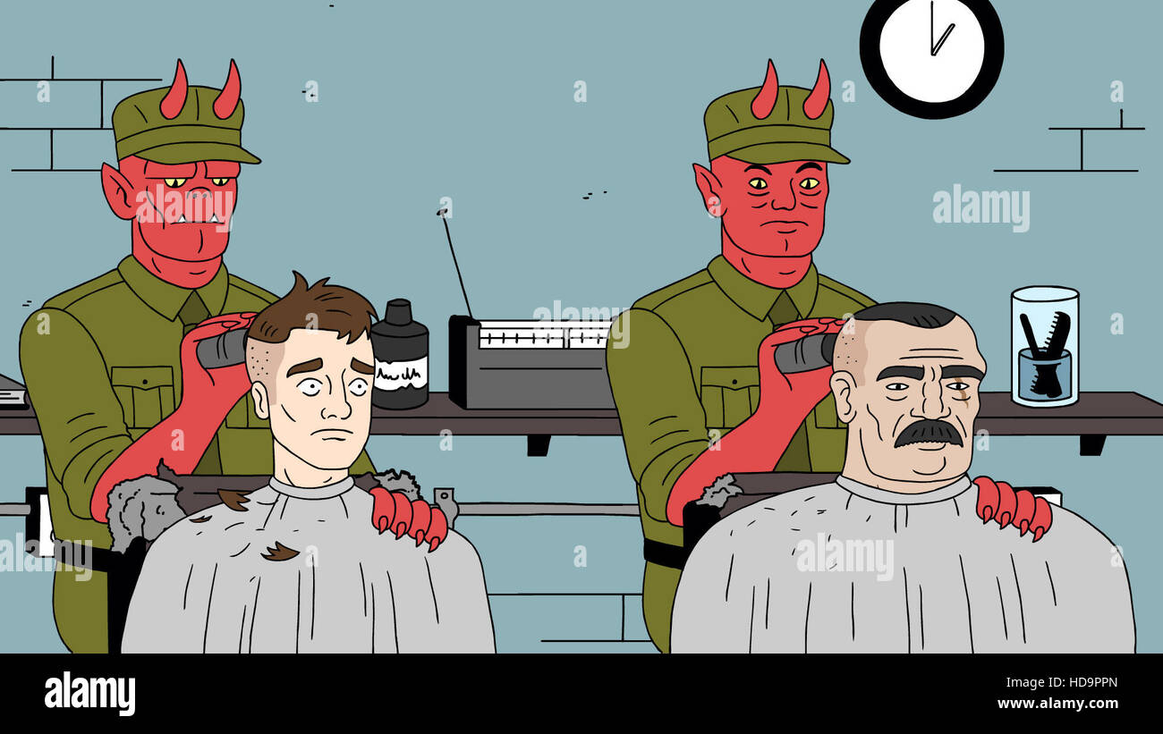UGLY AMERICANS, Grimes (unten, rechts), (Staffel 2, EP. 201, lüften 30 ...