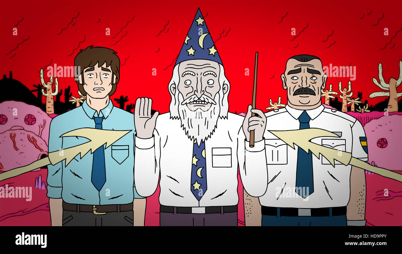 UGLY AMERICANS (v.l.): Mark Lilly, Leonard Powers, Grimes, "Reise zum ...