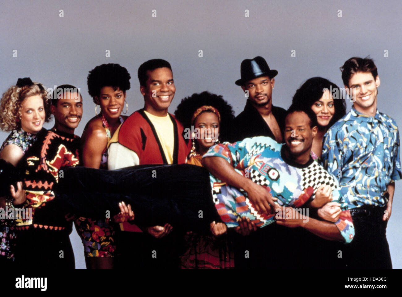IN LIVING COLOR Kelly Coffield, Tommy Davidson, Kim Wayans, David Alan ...
