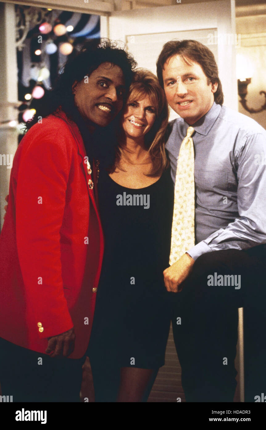 HEARTS AFIRE, von links: Little Richard, Markie Post, John Ritter ...