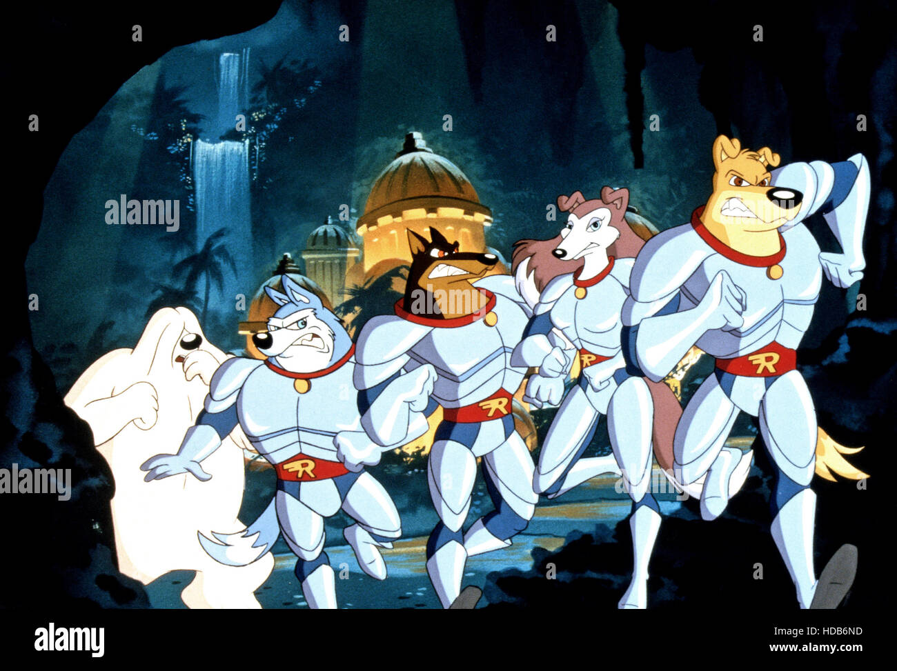 ROAD ROVERS (v.l.): Exil, Blitz, Colleen, Hunter, Shag, 1996 / 97 ...