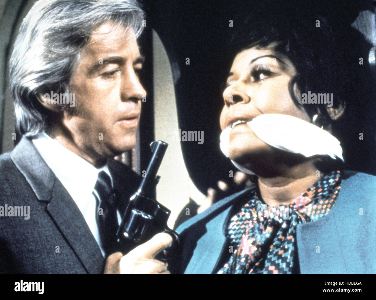 MANNIX (v.l.): Clu Galagher, Gail Fisher, "Der Mann, der war nicht dort ...