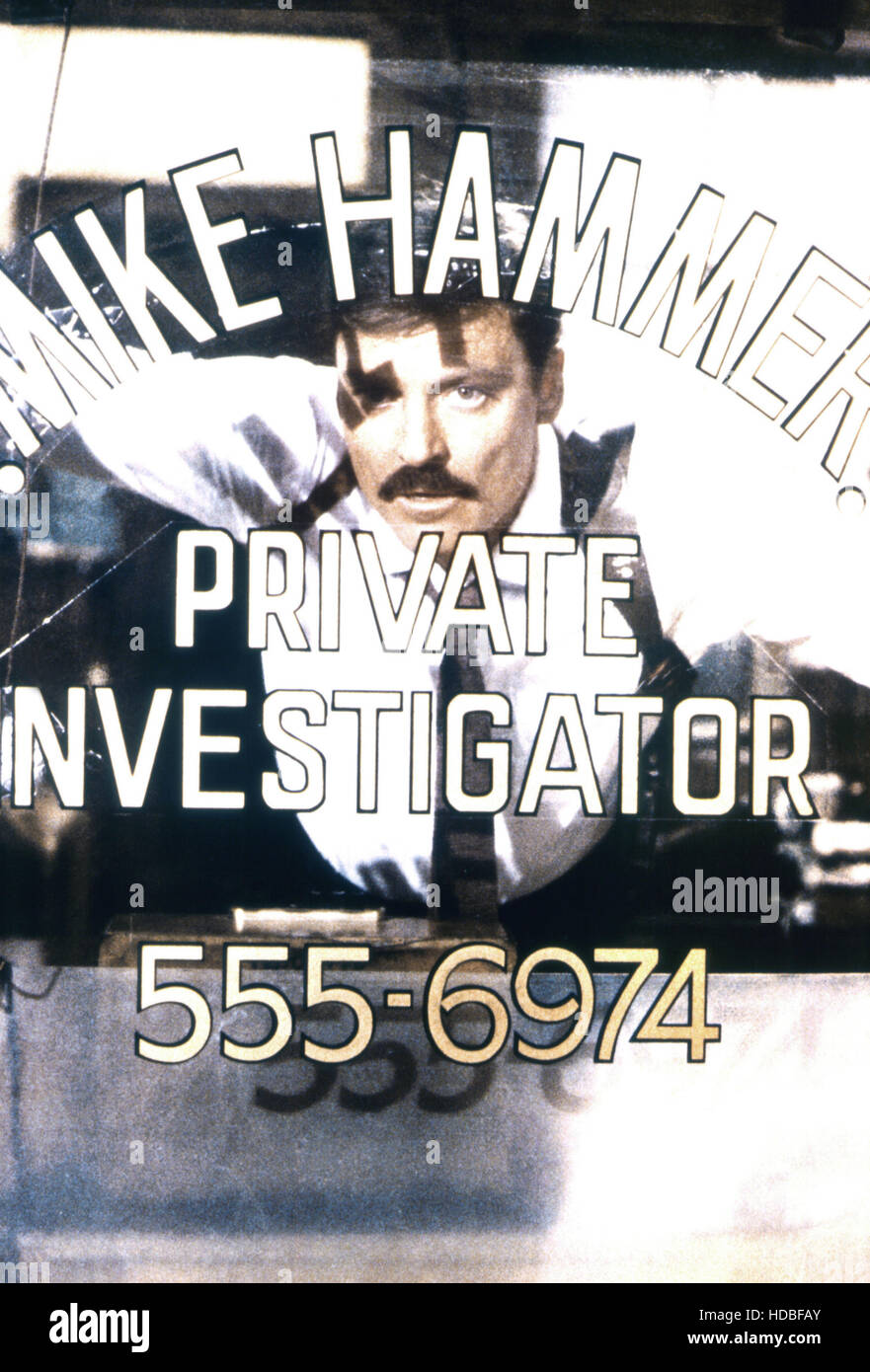 DER neue MIKE HAMMER, Stacy Keach, 1984-89. © Columbia Pictures ...