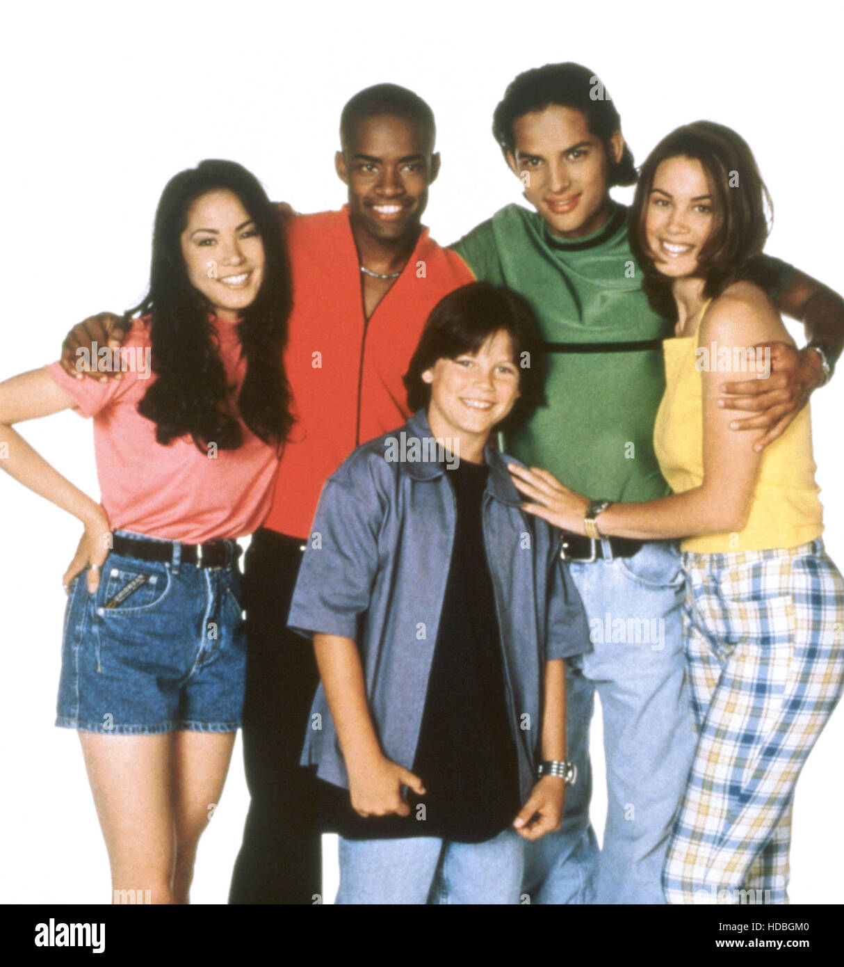 POWER RANGERS TURBO (v.l.): Selwyn Ward, Blake Foster, Roger Velasco ...