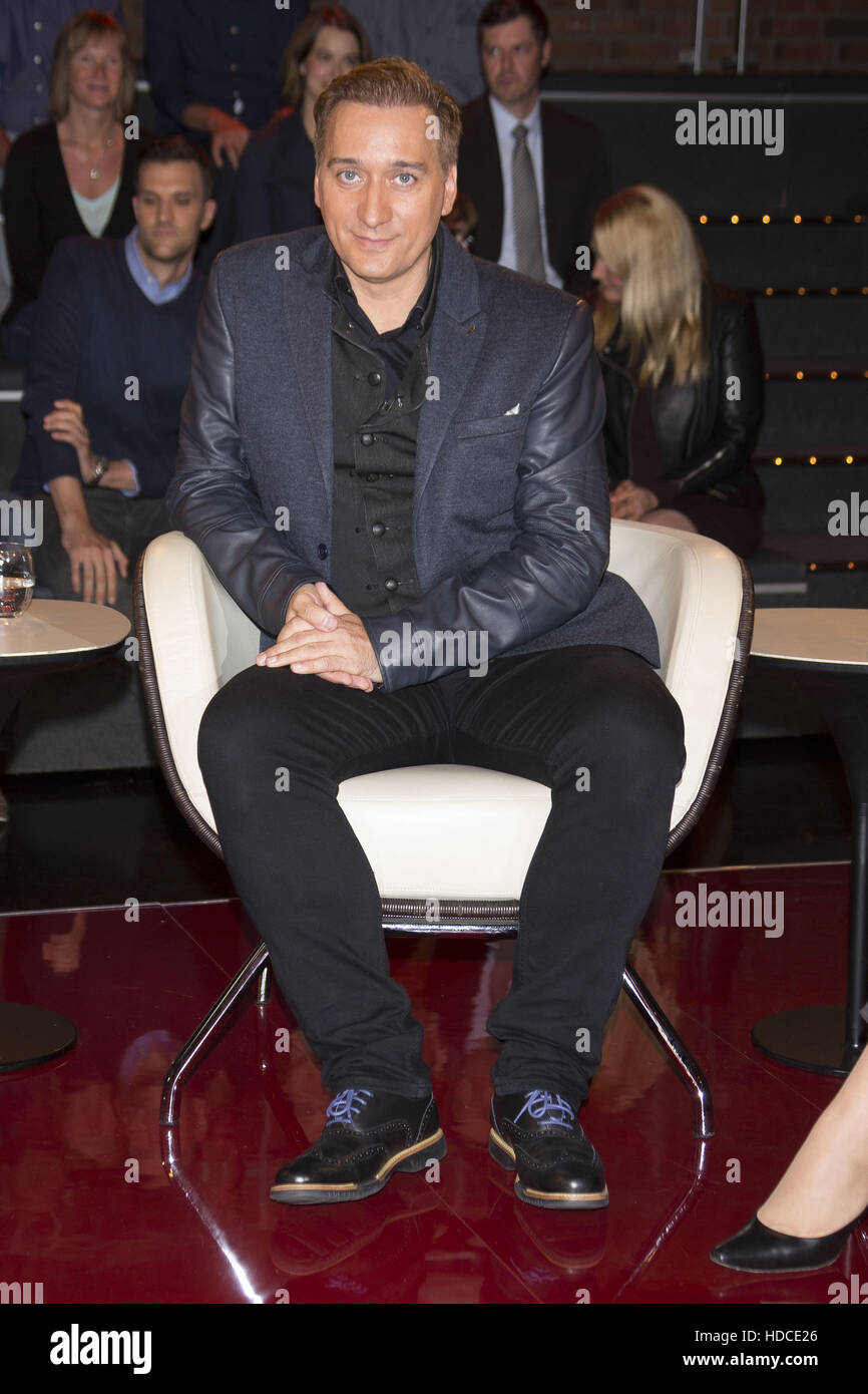Deutschen ZDF TV-Talkshow Markus Lanz bei Fernsehmacher-Studio Featuring: Paul van Dyk wo ...