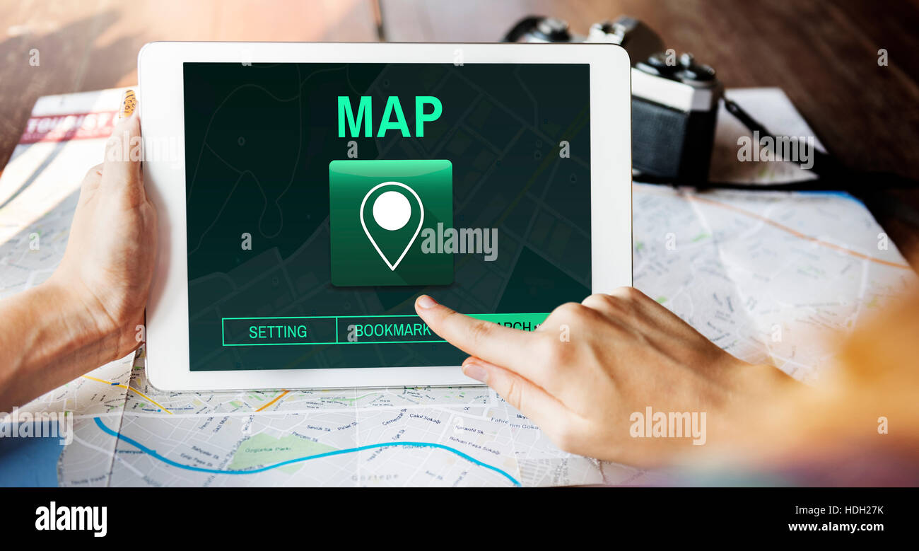 Karte von lage -Fotos und -Bildmaterial in hoher Auflösung – Alamy