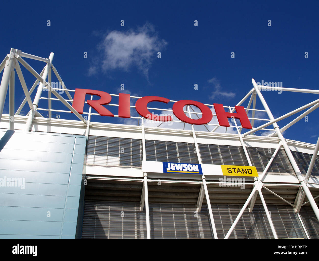 Beschilderung in der Ricoh Arena, Heimat von Coventry City Football ...