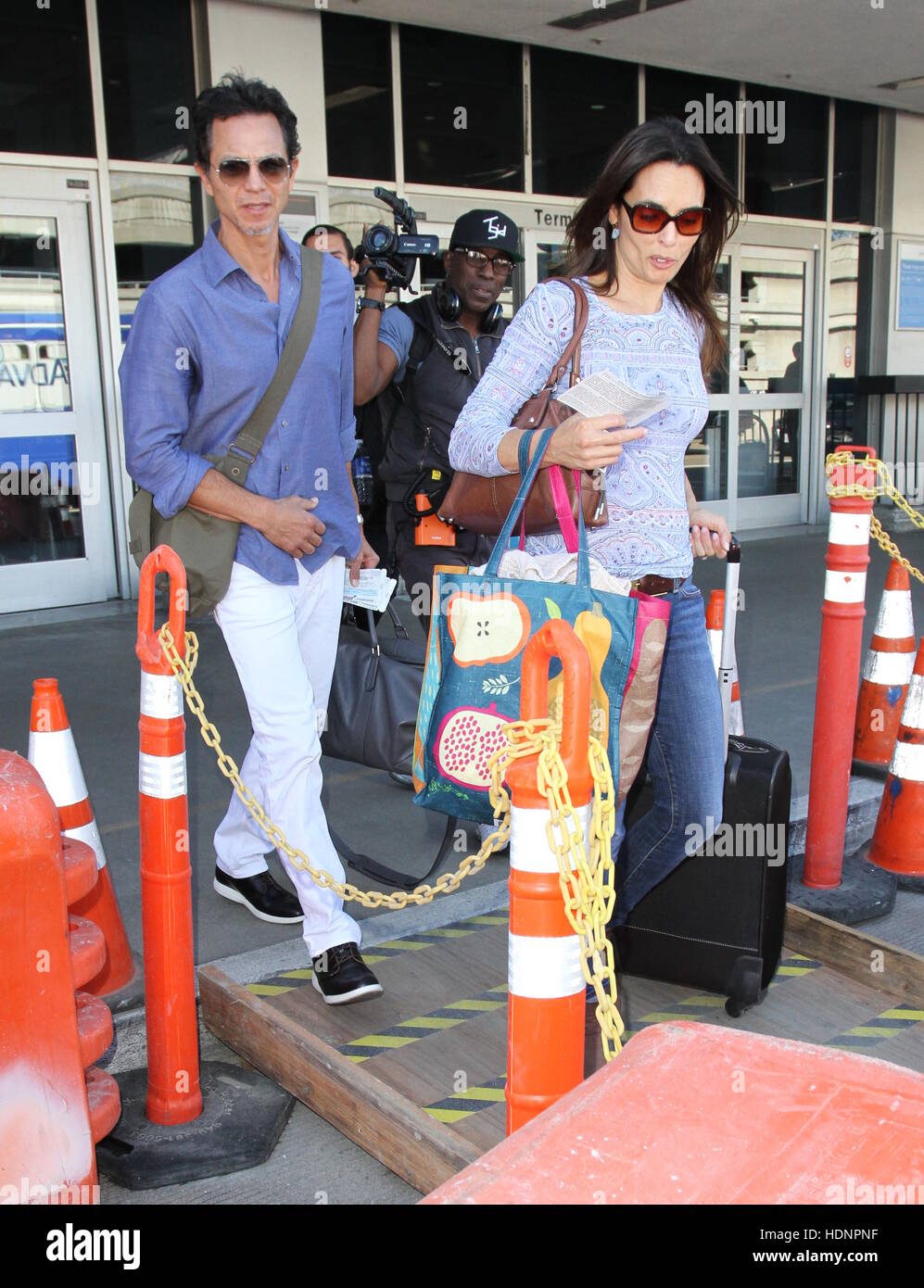 Benjamin Bratt und seine Frau Talisa Soto kommen am Los Angeles ...