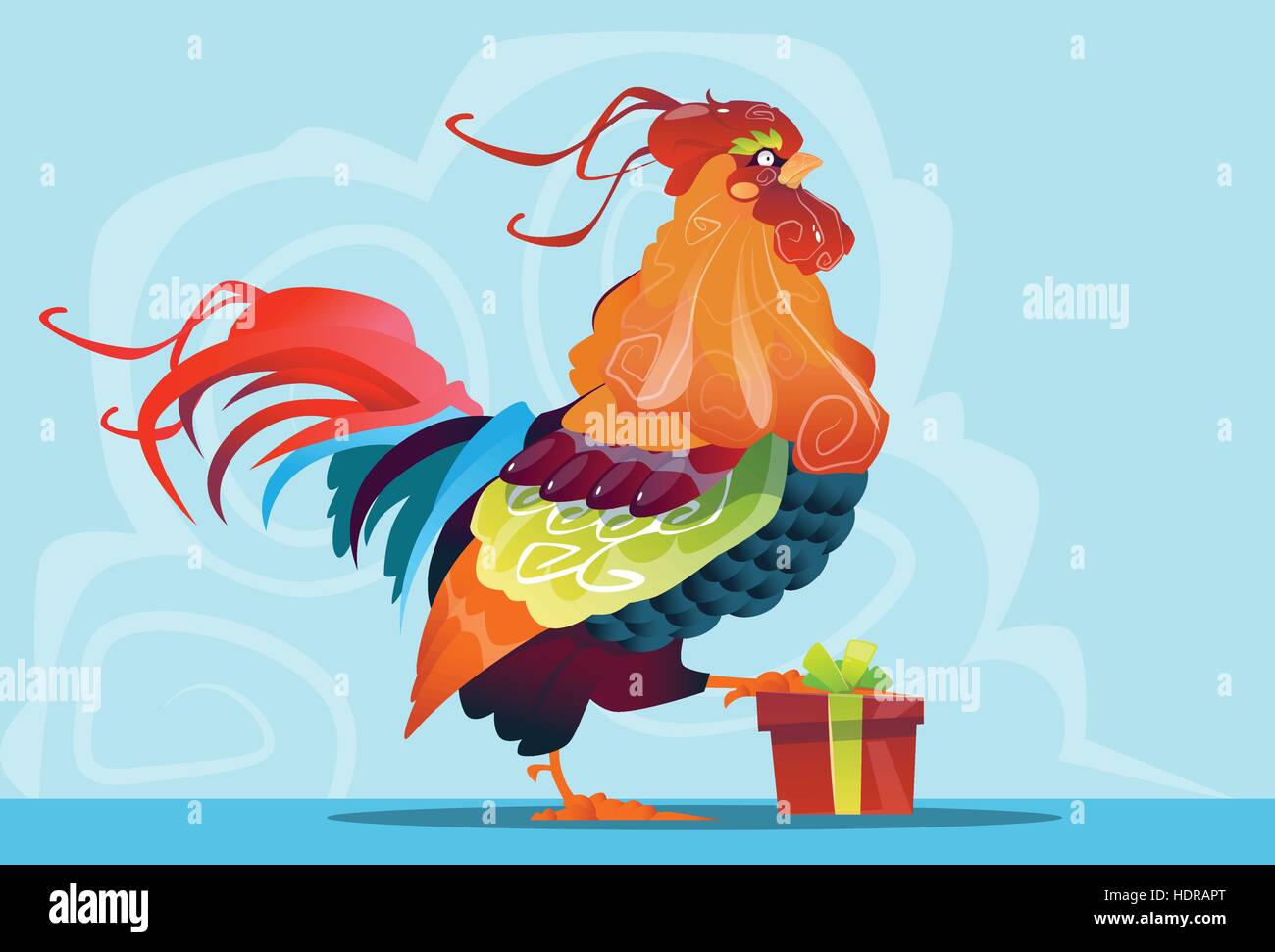 Cartoon rooster Stock-Vektorgrafiken kaufen - Alamy