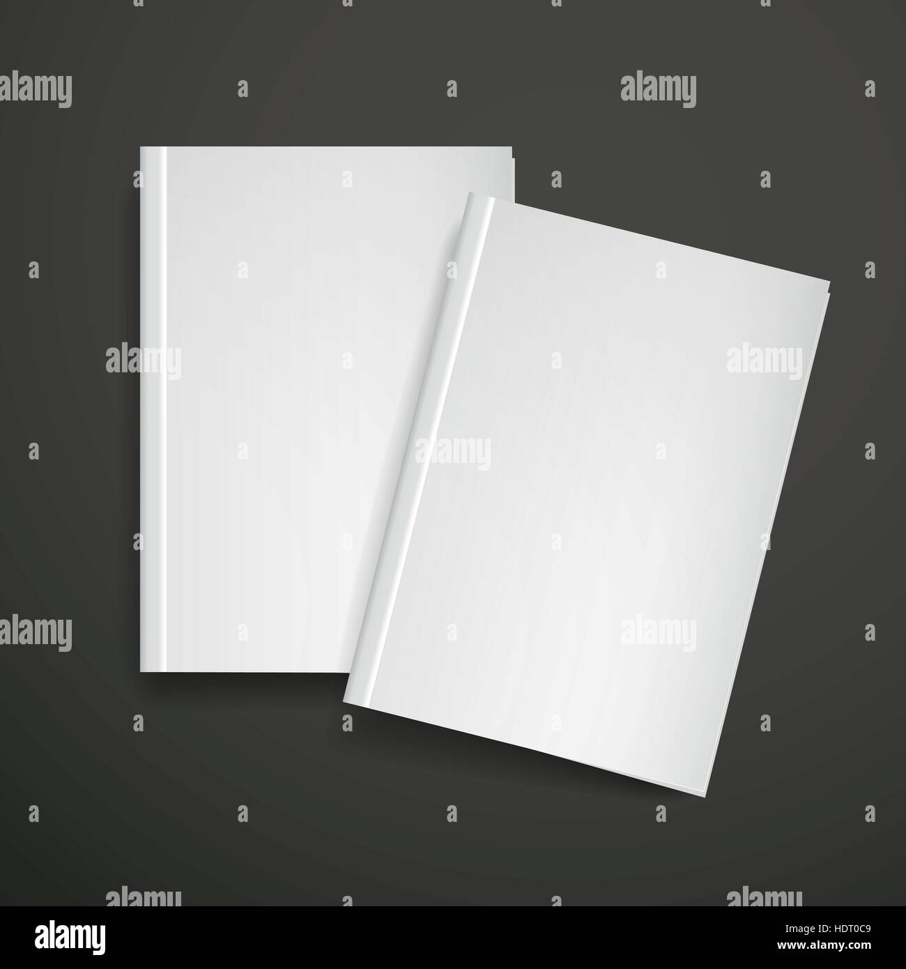 Blank book cover Stock-Vektorgrafiken kaufen - Alamy