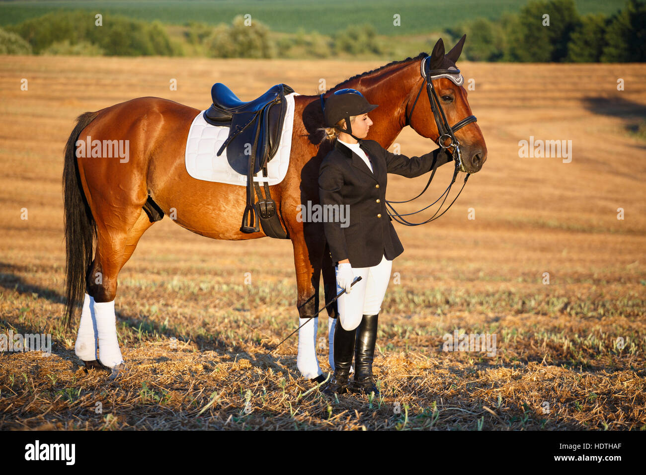 Pferd junge frau -Fotos und -Bildmaterial in hoher Auflösung – Alamy