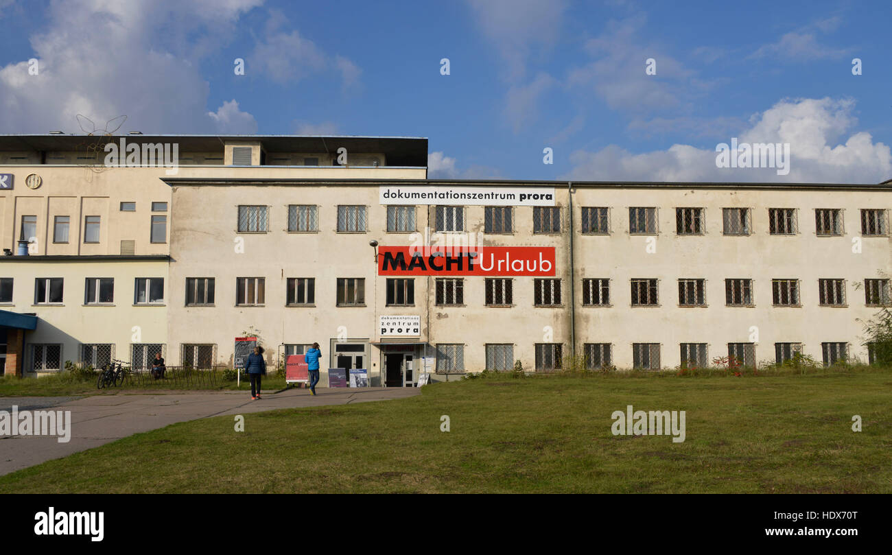 Dokumentationszentrum, KdF-Seebad Prora, Binz, Rügen, Mecklenburg ...