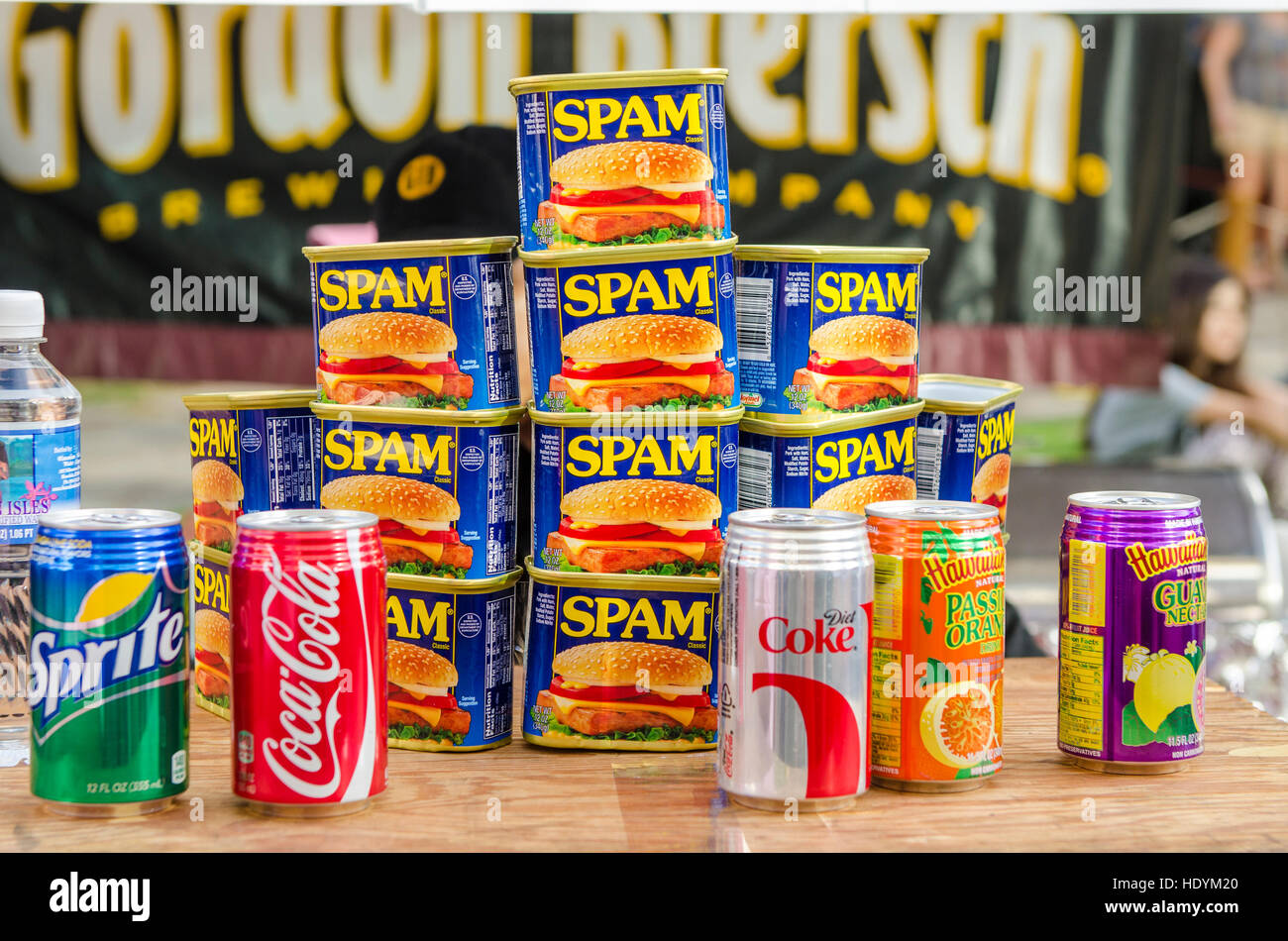 Spam festival Stockfotos und -bilder Kaufen - Alamy