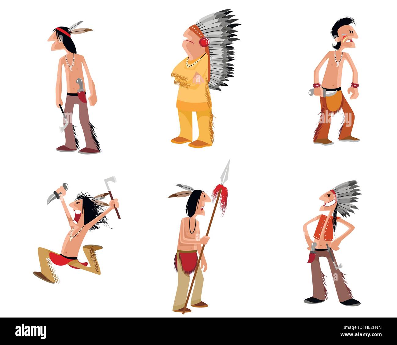 Amerikanische indianer karikatur -Fotos und -Bildmaterial in hoher ...