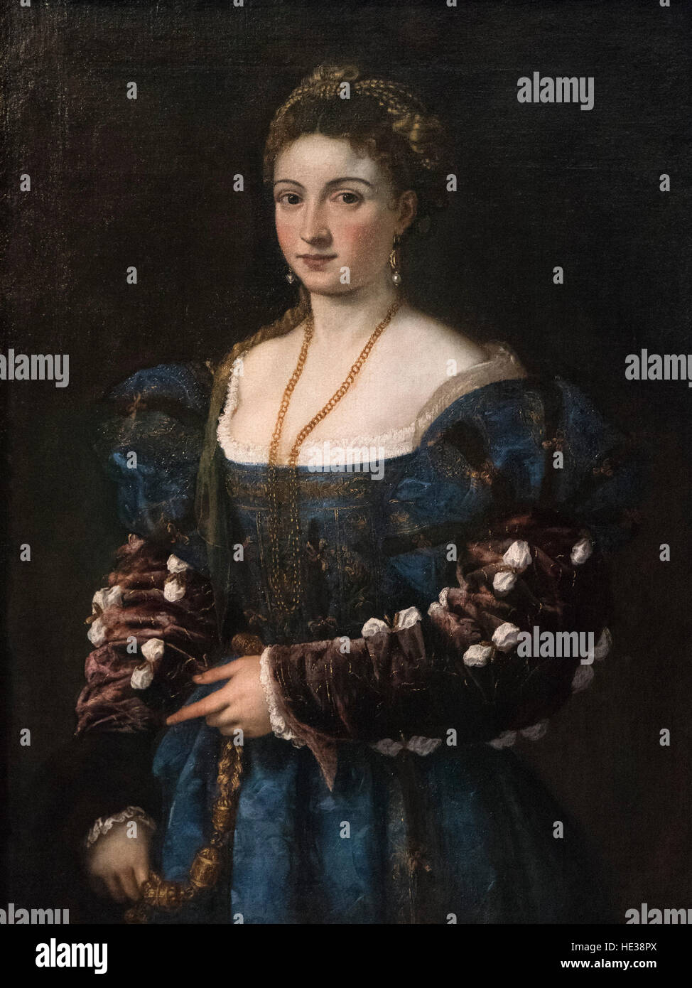 Tizian - Tiziano Vecellio (ca. 1488/90-1576), La Bella, ca. 1536 ...