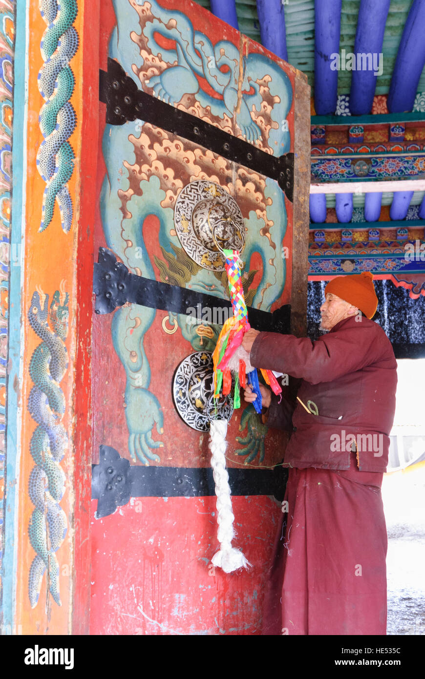 Nechung monastery former seat of the tibe -Fotos und -Bildmaterial in ...