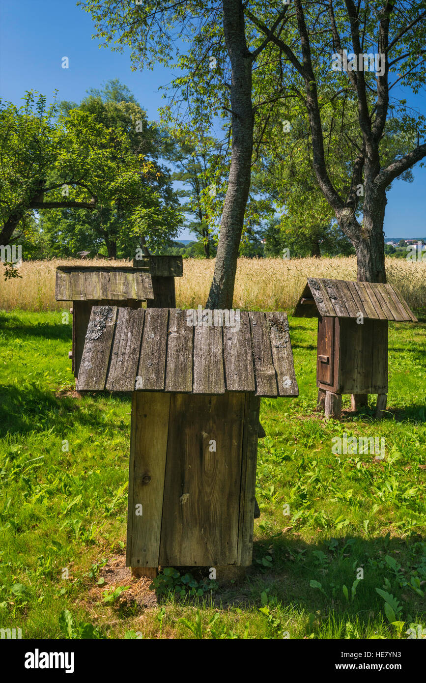 Bienenstöcke, Dolinians Volksgruppe, ländliche Architektur Museum in ...