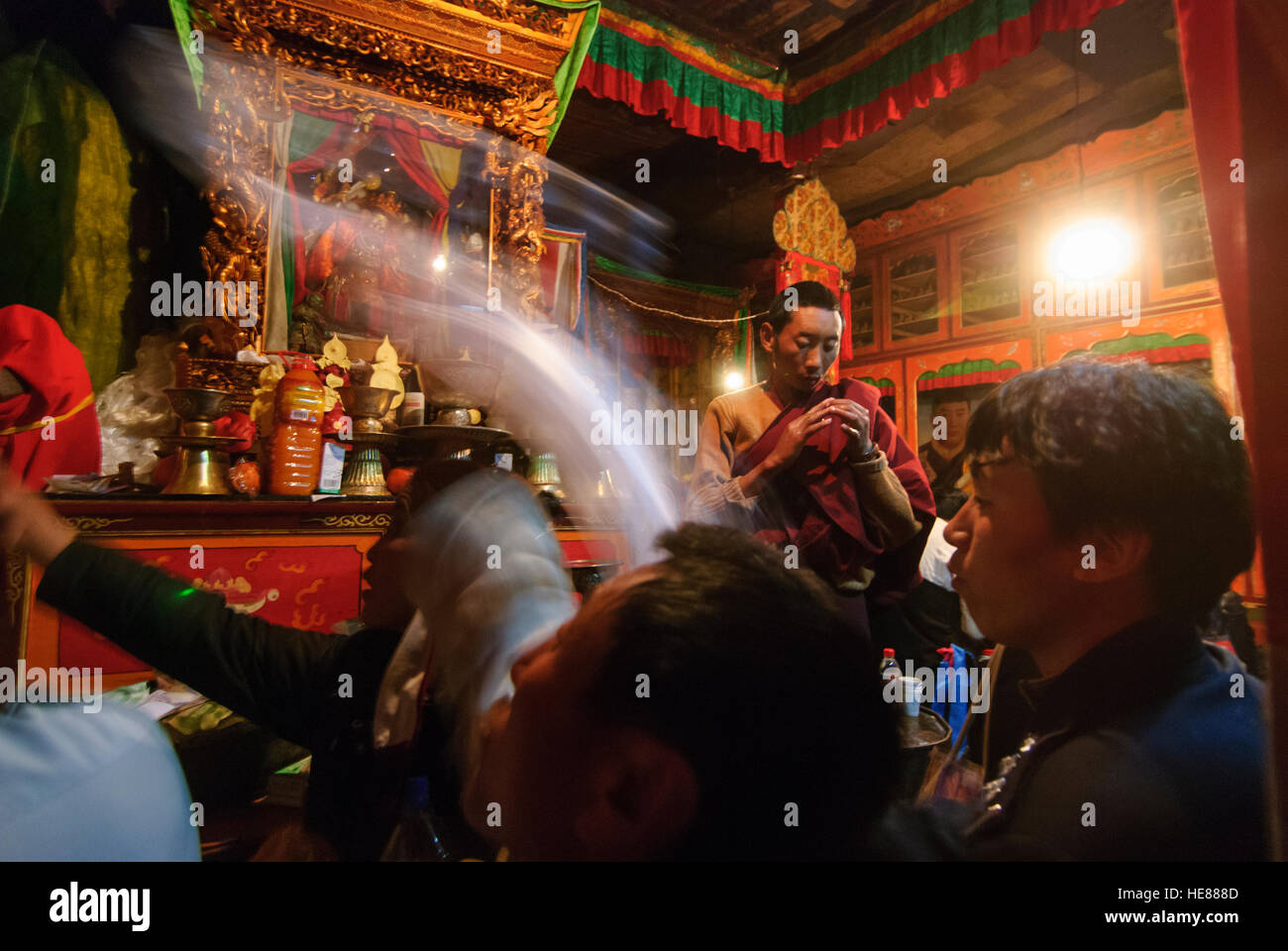 Nechung monastery former seat of the tibe -Fotos und -Bildmaterial in ...