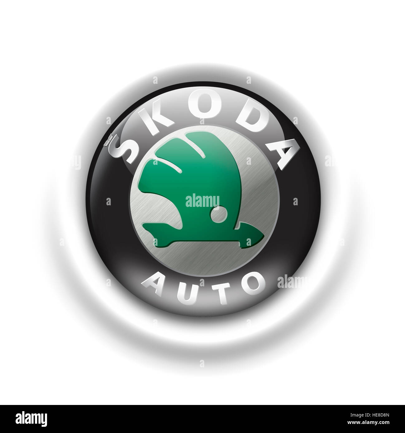 Skoda logo Symbol Flagge Stockfotografie - Alamy
