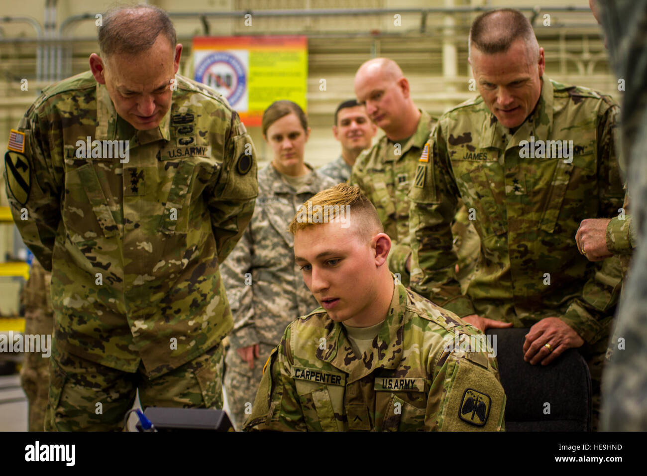 Generalleutnant Stephen R. Lanza, i. Korps Kommandierender general und ...