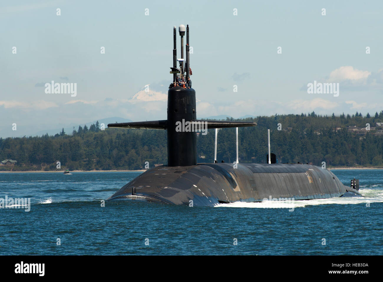 Ballistik raketen u boot uss pennsylvania ssbn 735 Stockfotos und ...
