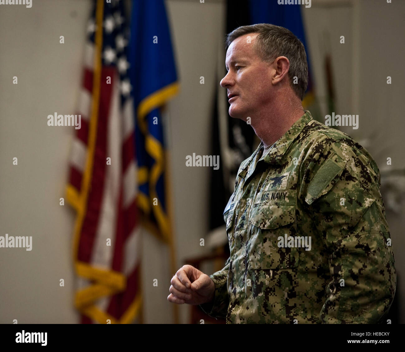 U.S. Navy Admiral William McRaven, Kommandeur des US Special Operations ...