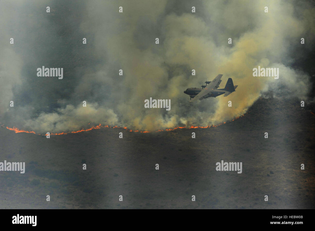 Eine C - 130H Herkules aus der 302. Airlift Wing, Colorado Springs Air ...
