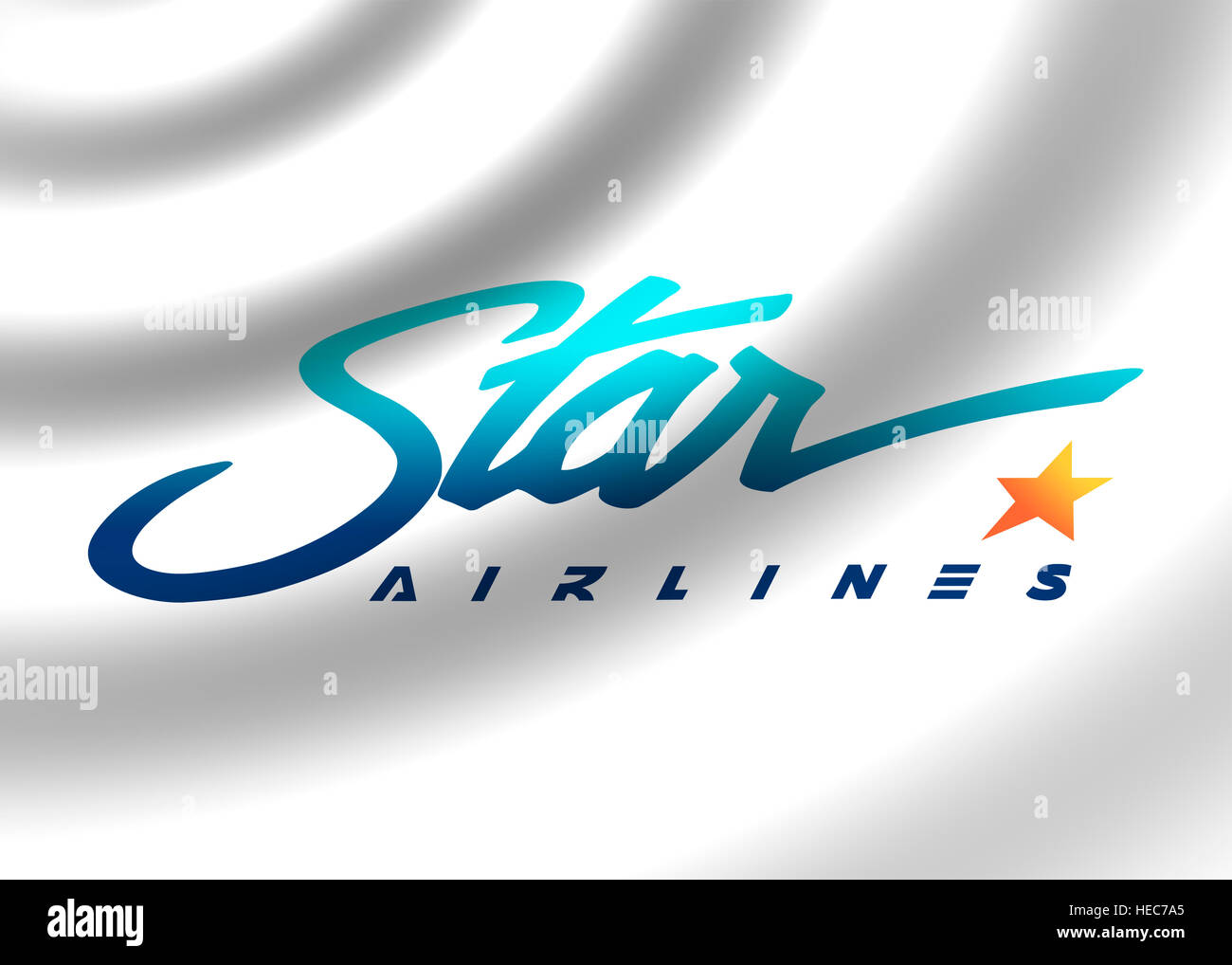 Star Airlines logo Symbol Flagge Stockfotografie - Alamy
