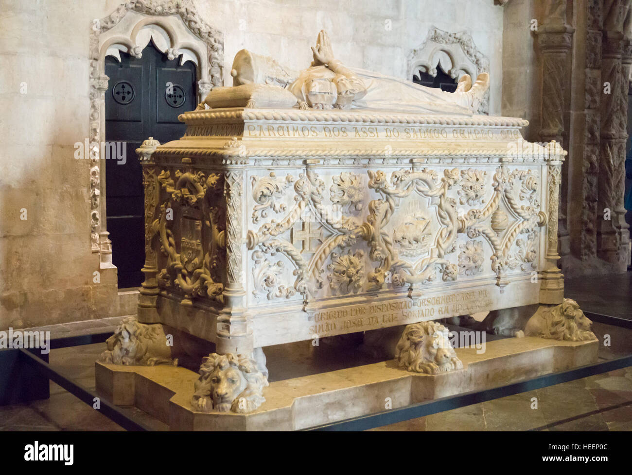 Grab von Vasco da Gama, 1460 oder 1469-1524, Kirche von Santa Maria ...