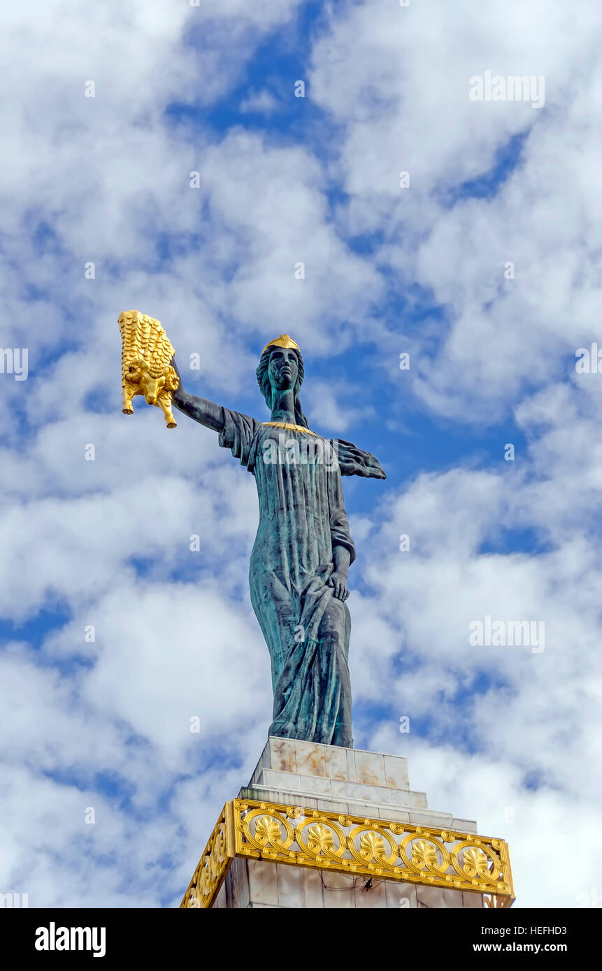 Medea-Statue mit goldenen Vlies Europa Square Batumi Georgien ...