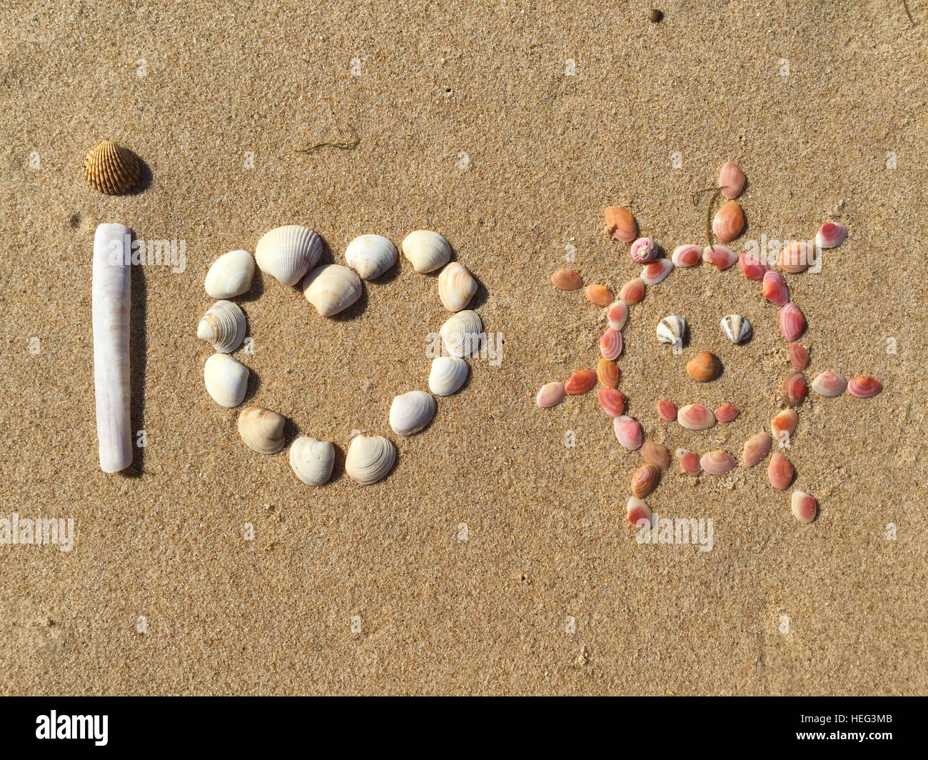 Ich liebe muscheln -Fotos und -Bildmaterial in hoher Auflösung – Alamy